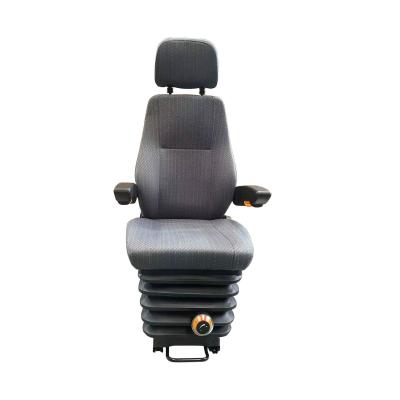 China Adjustable Headrest Mechanical Suspension Driver Seat for Construction Machinery Graders for sale