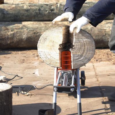 Cina Splitter elettrico di legno da 8 tonnellate Splitter mobile per la divisione domestica diametro 50-400mm in vendita