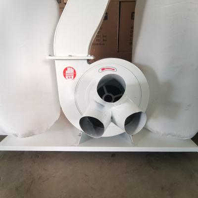 China Industrial Woodworking Dust Extractor with 3150m3/h Air Flow and 3*100mm Inlet Diameter for sale