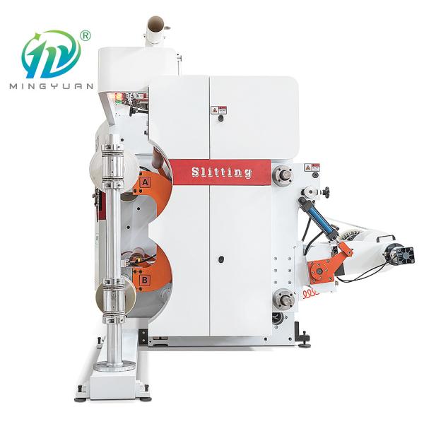Full Auto Matic Roll To Roll Slitting Rewinding Machine Speed 50-500m/Min