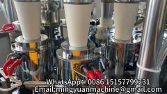 Test machine video in Sri Lanka, customer customized 12oz paper cup machine with speed of 100pcs/min
