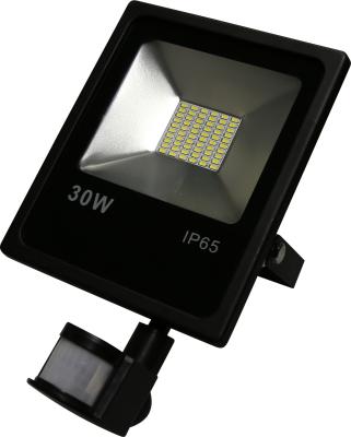 China GFL-30W-SMD-PIR Outdoor LED Flood Light 30W EPISTAR SMD5730 for sale