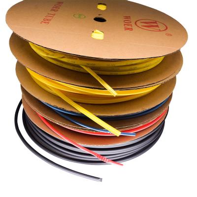 China 2 1 Shrinkage Ratio Red Polyolefin Shrink Tubing for Versatile Applications for sale