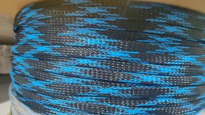 China Expandable PET Braided Sleeve with High Insulation Flame Retardant and Abrasion Resistant for Industrial Use for sale