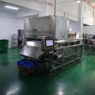 China KM-1250 Ultra HD Resolution AI Color Sorter Dried Tomato Chip And 304 Stainless Steel Machine for sale