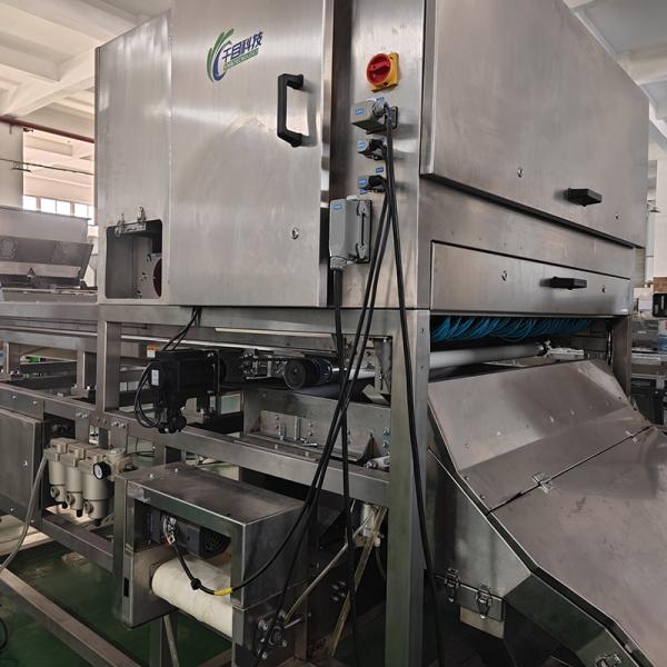 Quality Plastic color sorting machine with stainless steel 304 and medium resolution camera for sale