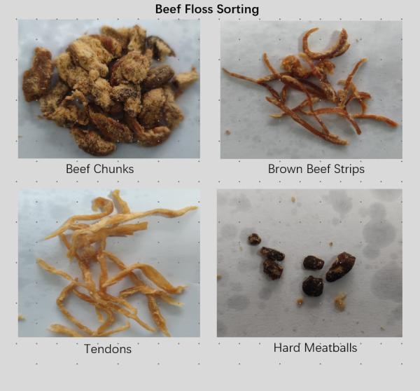 Quality Beef Floss Color Sorter with >90% Efficiency for sale