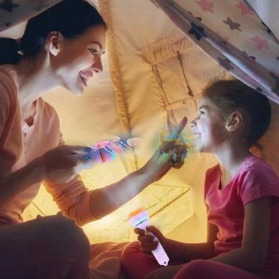 Cina Lanterna giocattolo luminoso per bambini proiettore di racconti del sonno un giocattolo divertente ed educativo per bambini in vendita