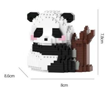 Cina Mini mattoni ABS blocchi da costruzione scatola regalo Panda giocattoli bianchi Panda per ragazzi regalo di compleanno in vendita