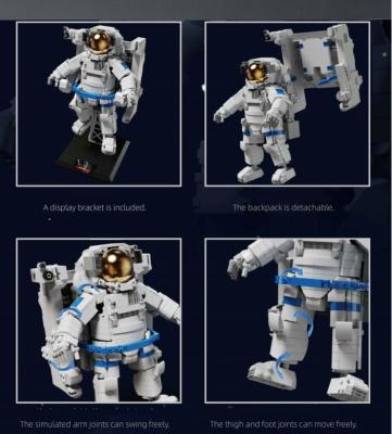 中国 宇宙探検家 宇宙飛行士 建築ブロック 玩具セット 18PCS Qty/Ctn ABS 子供用プラスチック 販売のため