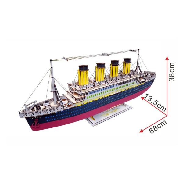 Quality Wooden 3D Puzzle Toy 371 PCS Architectural Model for Adults and Kids Laser for sale