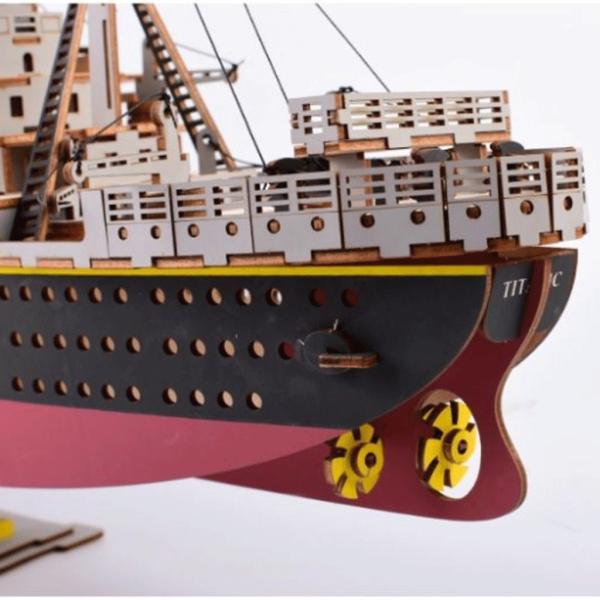 Quality Wooden 3D Puzzle Toy 371 PCS Architectural Model for Adults and Kids Laser for sale