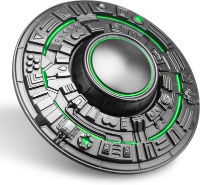 中国 子供のための金属フィジェットスピナー 大人 明るい夜間効果 UFO 指のハンドスピナー 販売のため