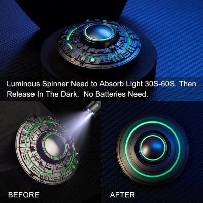 中国 子供のための金属フィジェットスピナー 大人 明るい夜間効果 UFO 指のハンドスピナー 販売のため