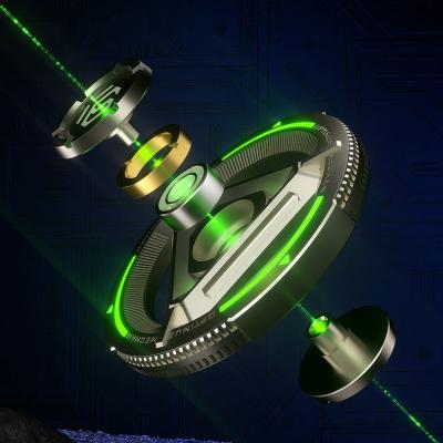 中国 性別 ニュートラル 輝く フィジット スピナー ストレス 緩和 玩具 用 メタル ハンド スピナー 販売のため