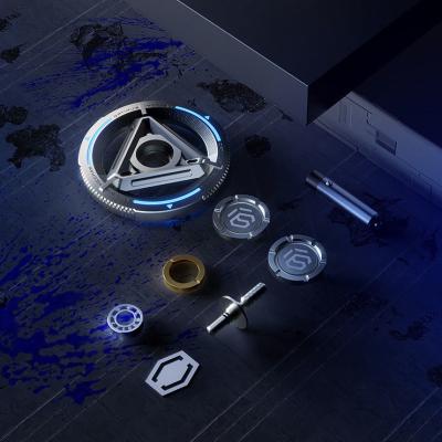 中国 性別 ニュートラル 輝く フィジット スピナー ストレス 緩和 玩具 用 メタル ハンド スピナー 販売のため