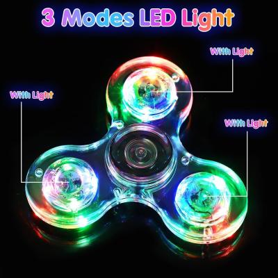 Cina LED Light Up Fidget Spinners per bambini Party Goodie Bag Stuffers e Pressure Relief in vendita