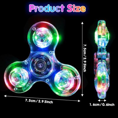 Cina LED Light Up Fidget Spinners per bambini Party Goodie Bag Stuffers e Pressure Relief in vendita