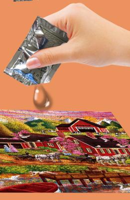 Cina Set di 1000 pezzi di puzzle bellissima città rurale dipinto ad olio regalo ideale per gli adulti in vendita