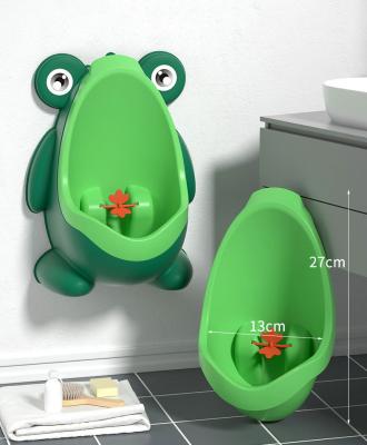 China Baby Mobile Toilet Portable Frog Shape Children's Urinal for Boys Animal Pattern Type for sale