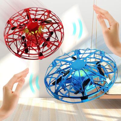 China Crash Resistant Quadcopter Unisex PVC UFO Induction Aircraft for Children's Playtime for sale