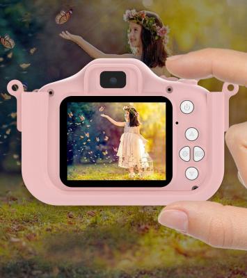 Cina ABS Funzione Gioco Bambini Fotocamera doppio schermo 4800W Fotocamere video digitali per ragazze Ragazzi età 3-10 bambino in vendita