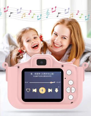Cina ABS Funzione Gioco Bambini Fotocamera doppio schermo 4800W Fotocamere video digitali per ragazze Ragazzi età 3-10 bambino in vendita