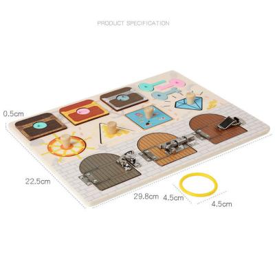 中国 モンテッソーリロック オープニング 忙しいボード 細かい動き 子供のための手目調整 販売のため