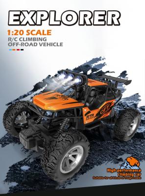 China 1 20 Off-road Veículo de escalada Carro Crianças e meninos RC Modelo de carro com 4 canais de controlo à venda