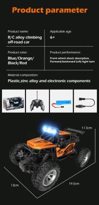 China 1 20 Off-road Veículo de escalada Carro Crianças e meninos RC Modelo de carro com 4 canais de controlo à venda