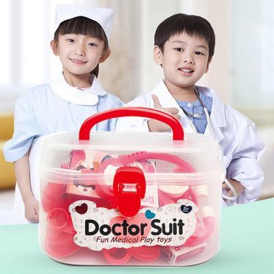 China Functie Pretend Play Toy Set Plastic Kinders Simulatie Tandheelkundige Clinic Medische Kit Te koop