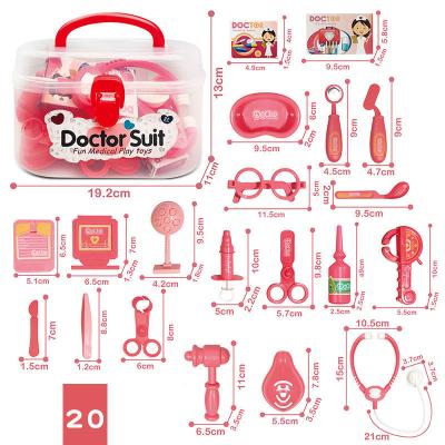 China Functie Pretend Play Toy Set Plastic Kinders Simulatie Tandheelkundige Clinic Medische Kit Te koop