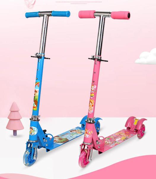 Quality Foldable Kick Scooter for Kids Ages 3-12 Adjustable Height Max Load 200 LBS for sale