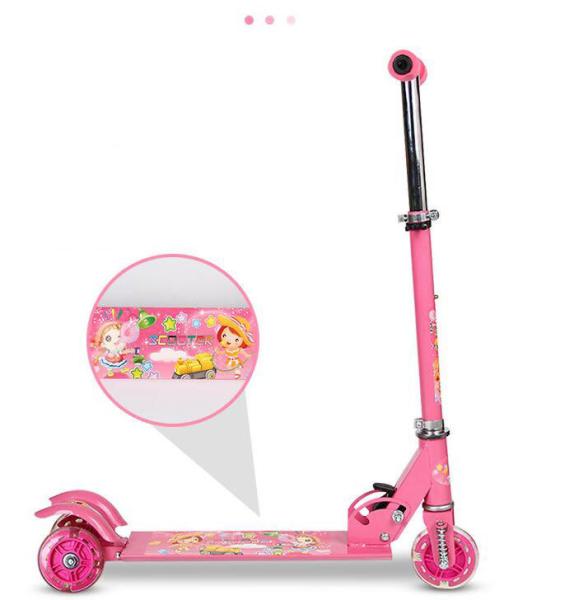 Quality Foldable Kick Scooter for Kids Ages 3-12 Adjustable Height Max Load 200 LBS for sale
