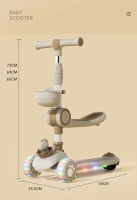Cina Scooter portatile e pieghevole per bambini Unisex età 3-12 Altezza regolabile carico massimo 200 libbre in vendita