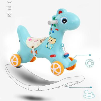 Cina Attività all' aperto In casa Gioca Asilo Bambino Regalo di compleanno Cavallo a dondolo in PVC per bambini piccoli in vendita