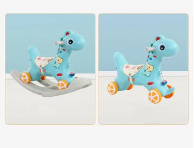 Cina Attività all' aperto In casa Gioca Asilo Bambino Regalo di compleanno Cavallo a dondolo in PVC per bambini piccoli in vendita