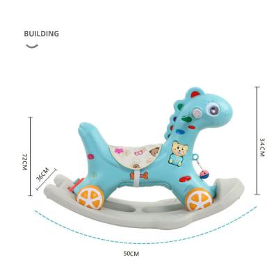 Cina Attività all' aperto In casa Gioca Asilo Bambino Regalo di compleanno Cavallo a dondolo in PVC per bambini piccoli in vendita