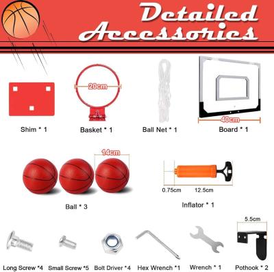 China Kinderkamer Basketbal Spel Geschenken Speelgoed Ouderdomsbereik 8 tot 13 Jaar Indoor Mini Basketball Hoopball Net Te koop
