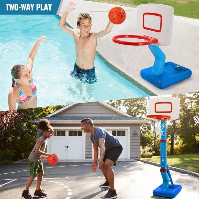 Cina Hoop portatile per bambini da basket per giochi all'interno e all'esterno di plastica in vendita