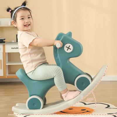 China Fun and Safe Rocking Horse Roller Coaster for Baby PVC Material Perfect Birthday Gift for sale