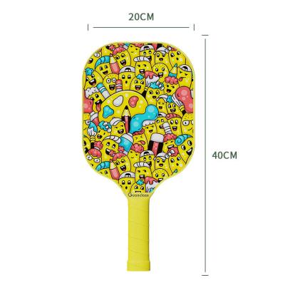 China Genderneutrale koolstofvezel pickleball paddels set glasvezel pikbal buitensport Te koop