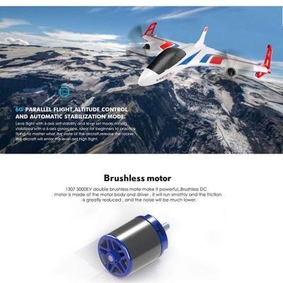 China Metal RC Plane Six-channel Aircraft Model for Beginners Rechargeable Outdoor Toy Gift for sale