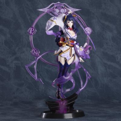 Cina BOYS 30CM Genshin Impact Beelzebul Raiden Action Figure Shogun Battle Ver. Figura di Anime in PVC Modello Collezione Giocattoli Figura in vendita