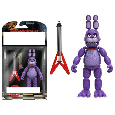 Cina Figure da collezione per giochi di cinque notti giocattoli serie di 5 pollici di Freddy Figure articolate in vendita