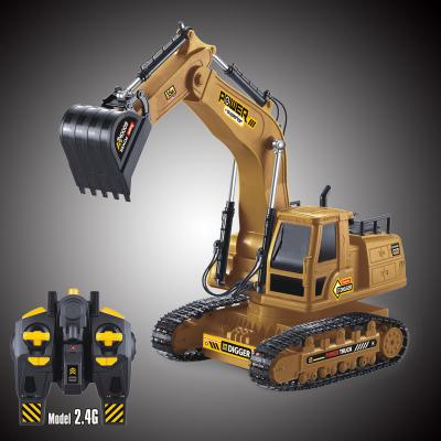 China Simulation 1 18 Scale Excavator Toy Large Electric Construction Vehicle for Children for sale
