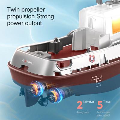 China 2 CHANNELS Control Channels Remote Control Ship for Kids Electric Charging Toy Ship for sale