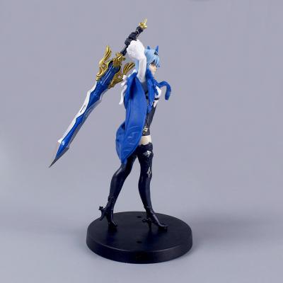 China Genshin Impact Urra Ornamentos Euler feitos à mão Boneca Bishojo Brinquedo Brinquedo de carro para meninas à venda