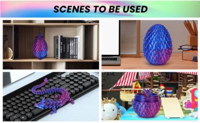 China Articulated Crystal in Egg Executive Fidget Desk Toy 3D Printed Dragon Eggs for Unisex Age Range 5-7 Years for sale