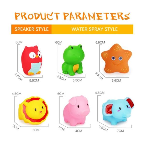 Quality ABS Material Bath Toys for Babies and Toddlers No Mold No Holes BPA-Free for sale